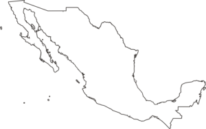 Mapa de México con nombres