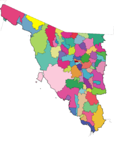 Mapa de Sonora con los nombres de los municipios para descargar