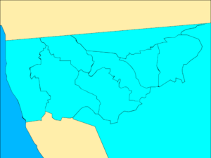 Mapa de Tijuana por zonas en PDF para descargar e imprimir